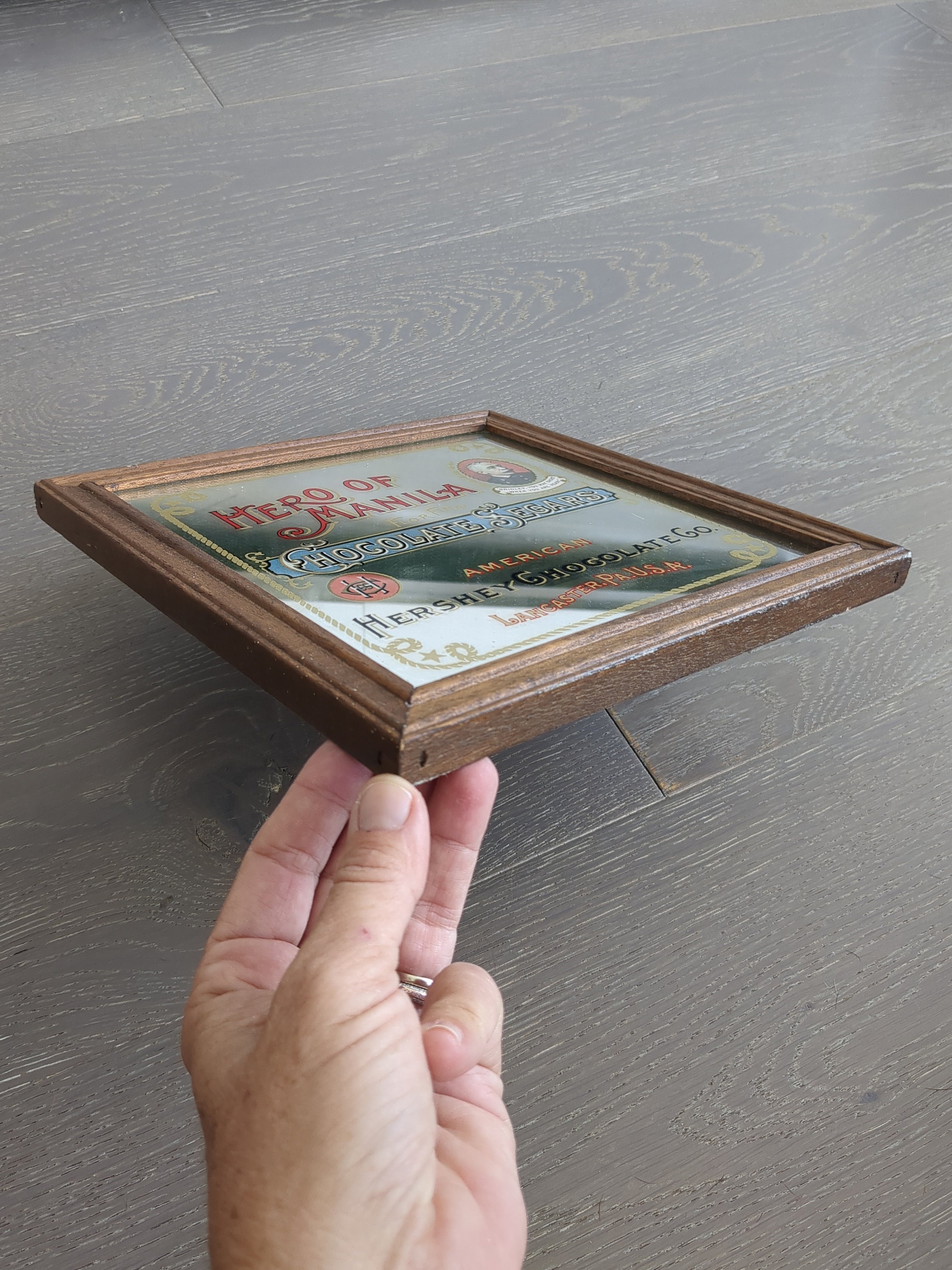 Vintage 1978 Hero of Manila Chocolate Segars Mirror. Hershey Chocolate ...