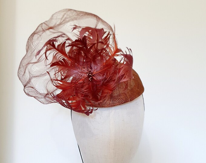 Gold Fascinator, Bronze Fascinator, Fascinators, Fascinator Hat ...