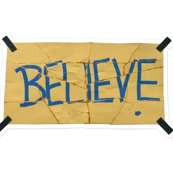 Lasso Believe Sign - Etsy