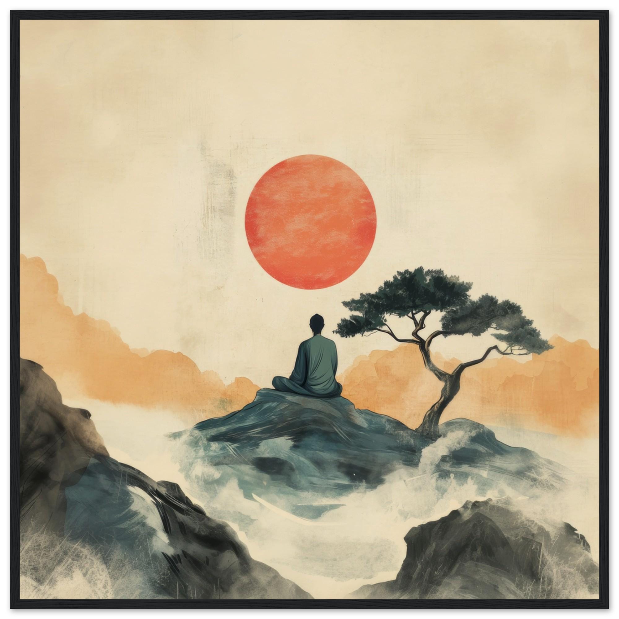 Zen Meditation Framed Poster: Museum-quality Matte Art - Etsy