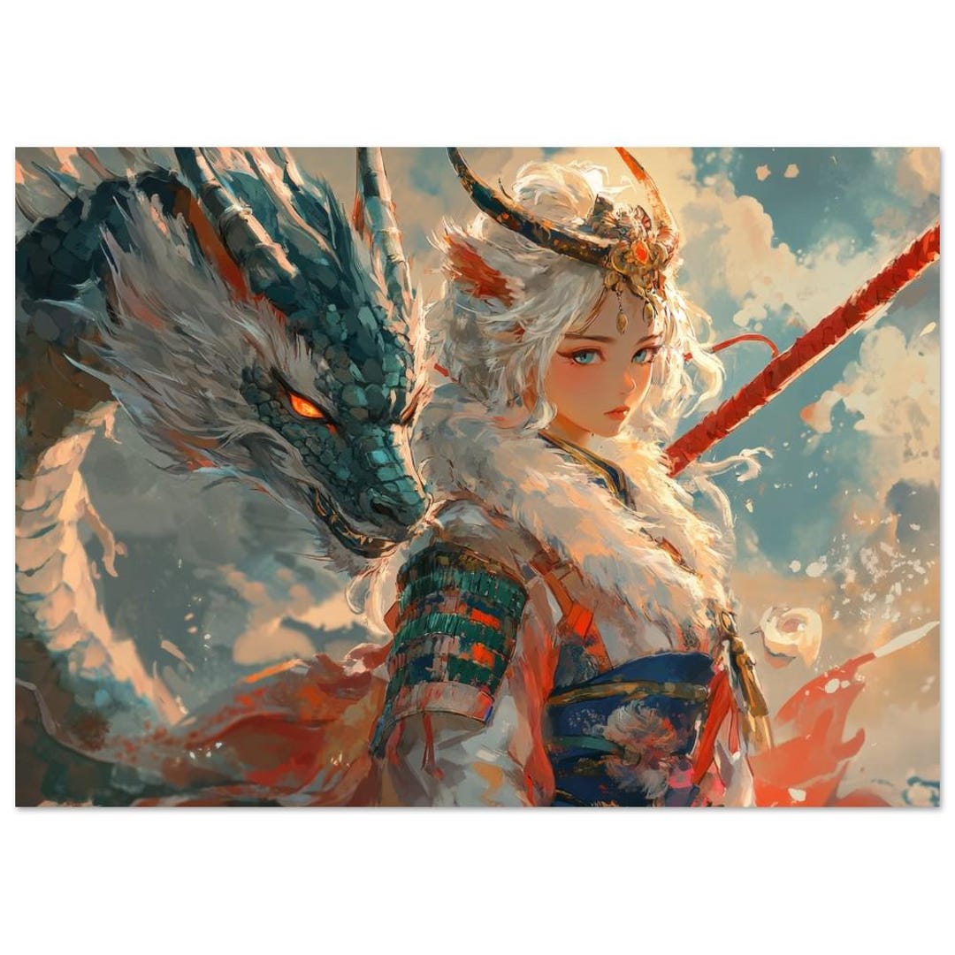 Mei Lin, the Princess of Dragons Kemono Girl Anime Style on Premium ...