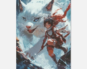 Hikaru Kemono Anime Style on Premium Matte Paper Poster - Etsy