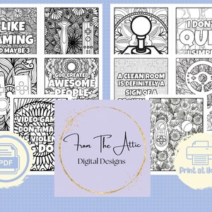 Gaming Coloring Book Coloring Pages for Gamer Video Game - Etsy