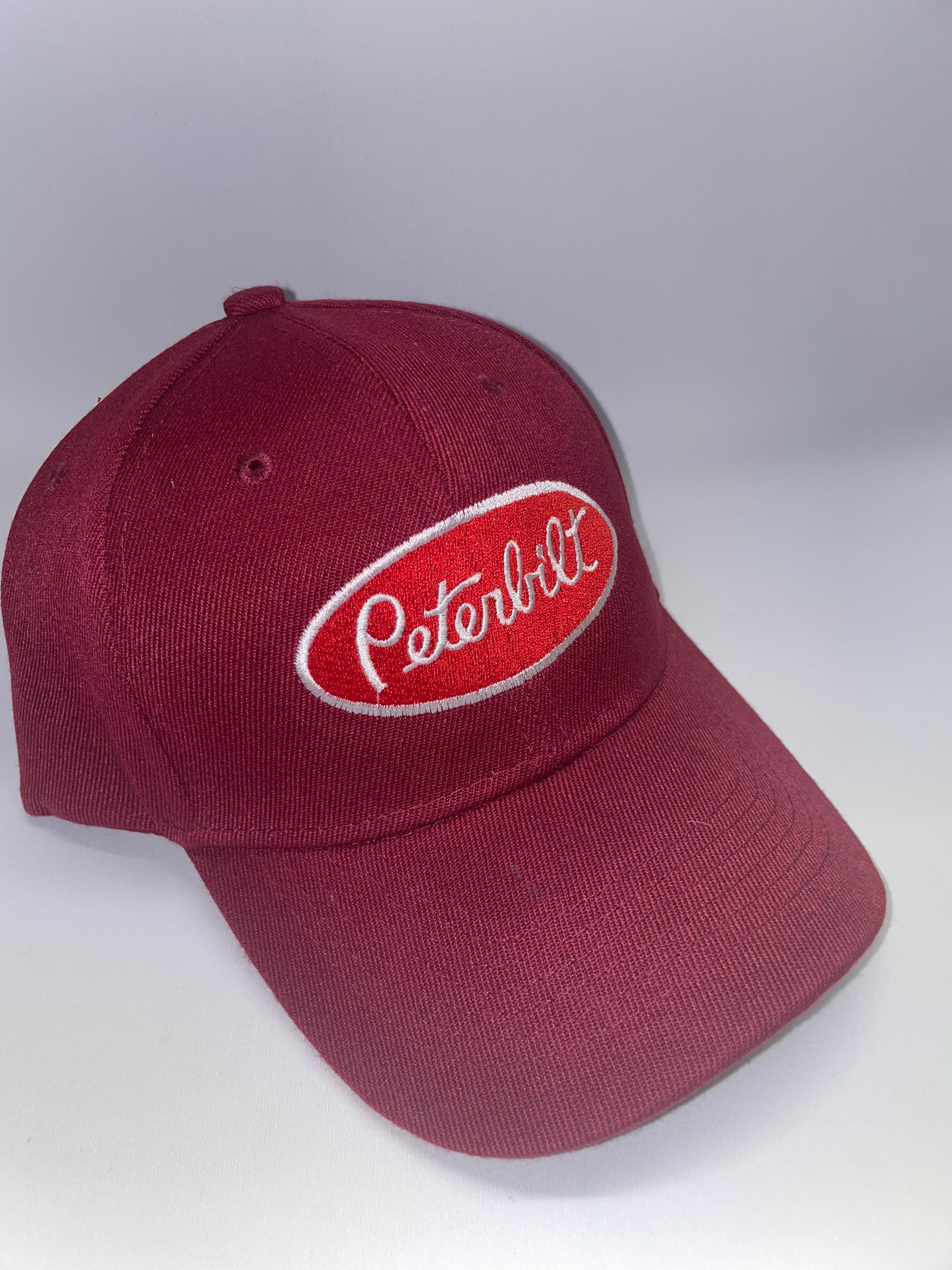 Peterbilt Burgendy Baseball Cap - Etsy