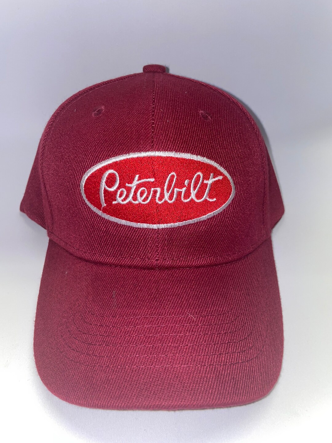 Peterbilt Burgendy Baseball Cap - Etsy