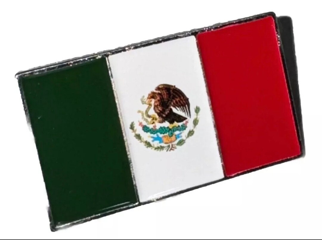 Bandera México Flag Hat Pin Para Gorra - Etsy