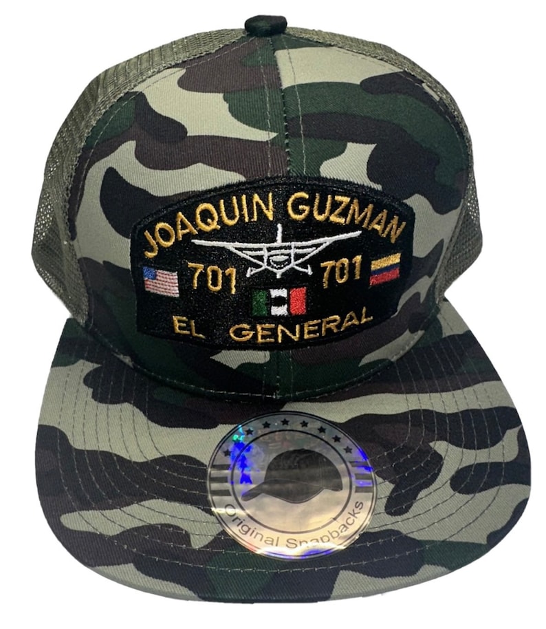 El General El Chapo Chapiza JGL 701 Chapiza Custom Embroidered - Etsy ...