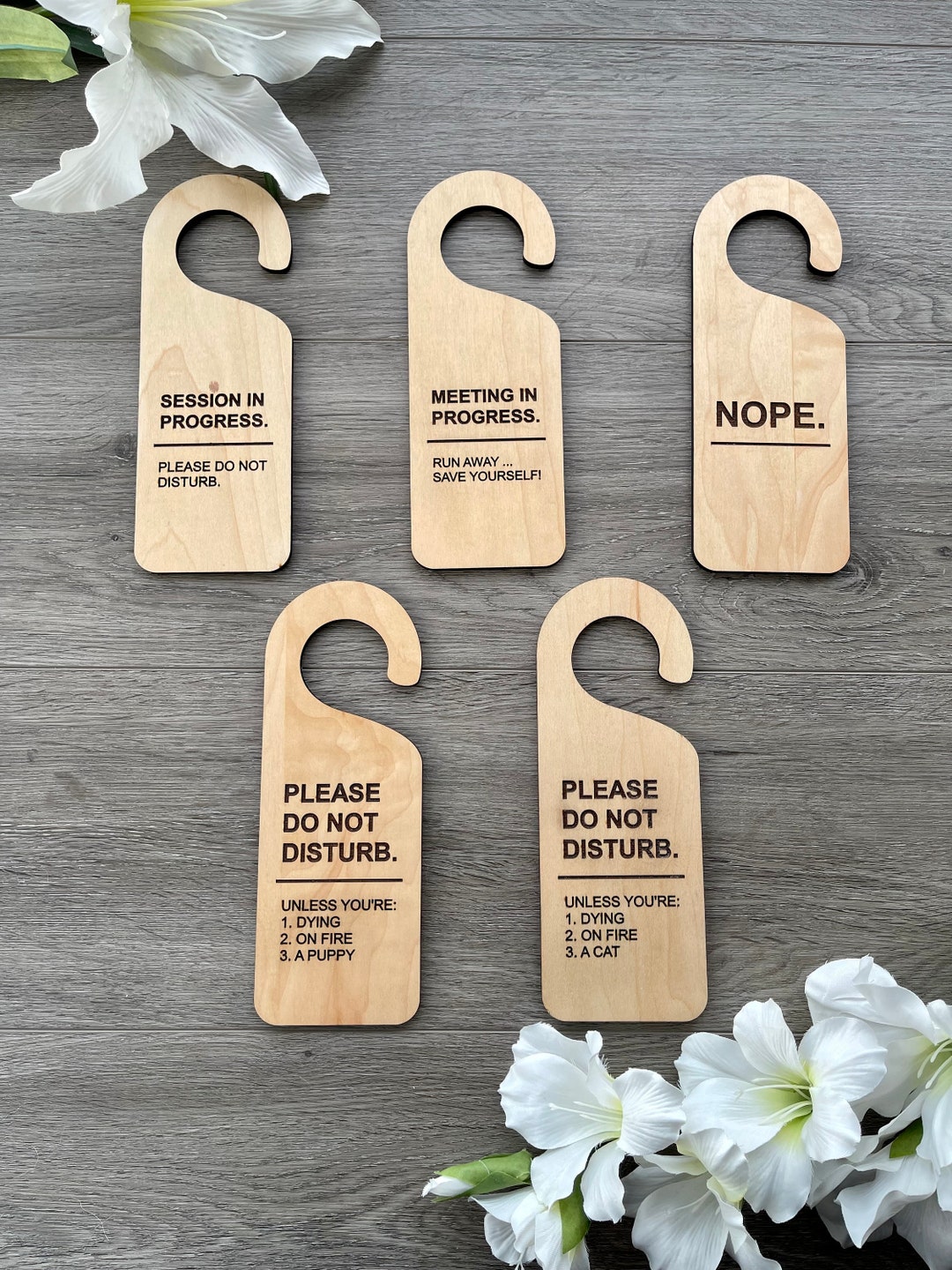Do Not Disturb Sign, I'm in Here, Work Door Hanger, Door Sign, Office ...