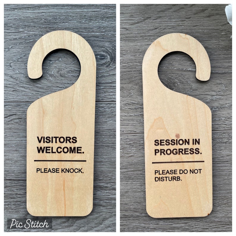 Do Not Disturb Sign, I'm in Here, Work Door Hanger, Door Sign, Office ...