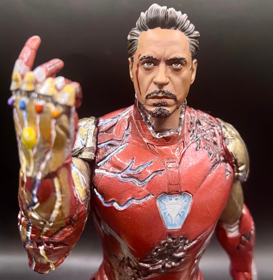 Iron Man Snap Statue - Etsy