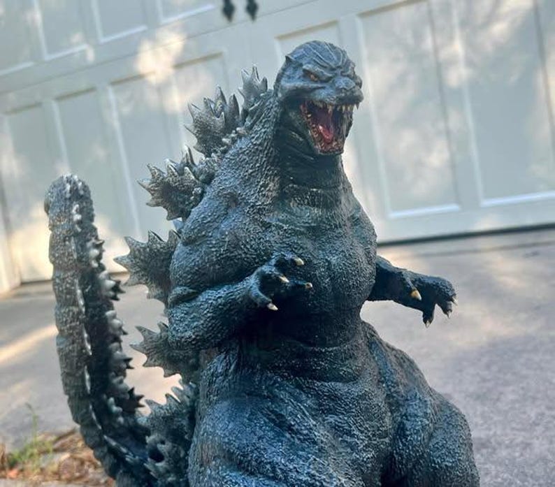 Heisei Godzilla 1/250th Scale - Etsy