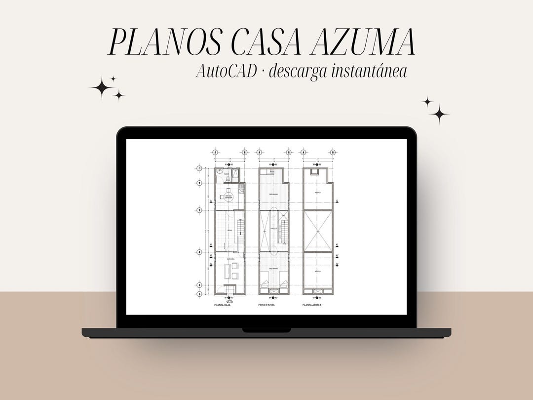 AZUMA HOUSE PLANS Autocad - Etsy