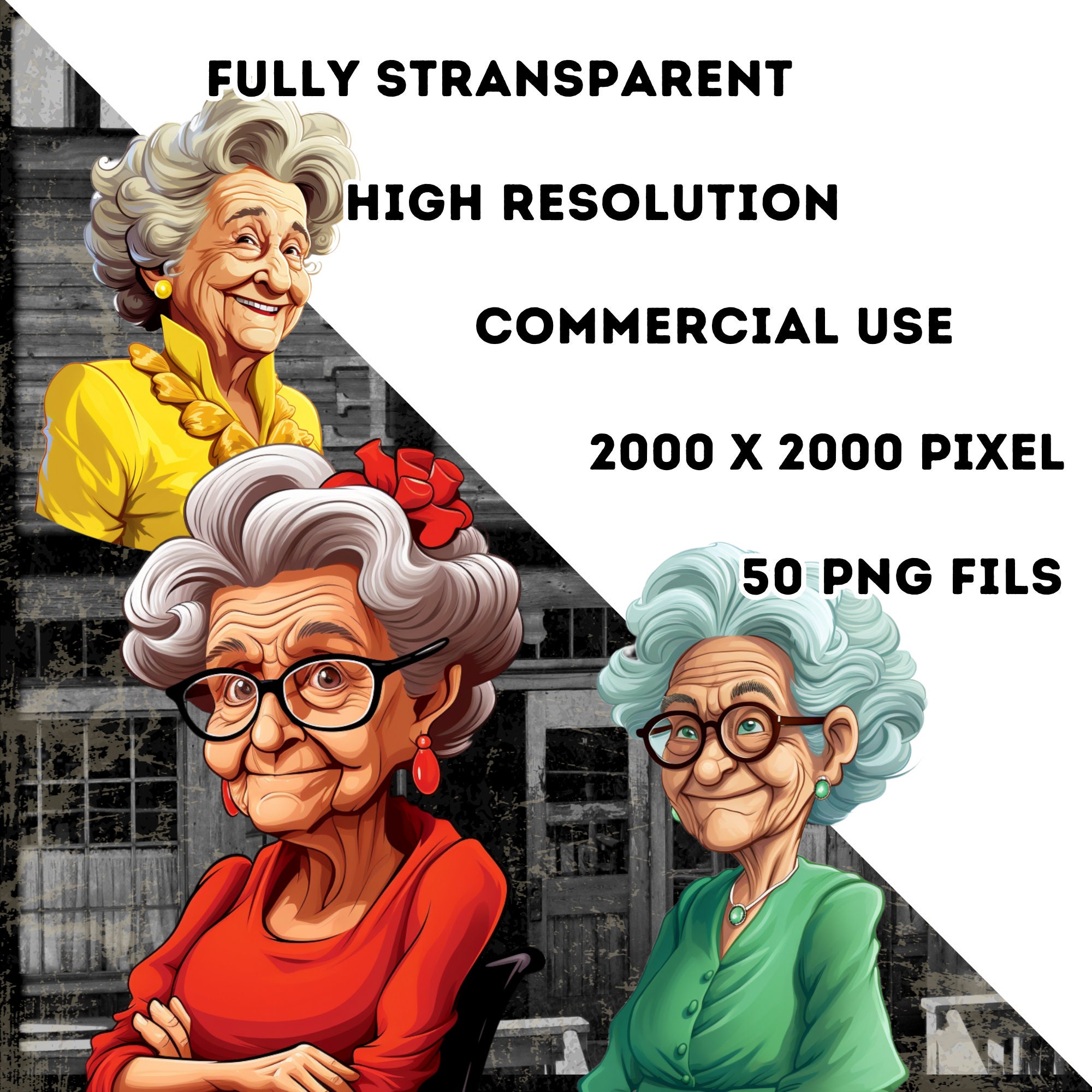 Woman Cartoon in Dress Clipart With 50 Variation Woman Caricature ...