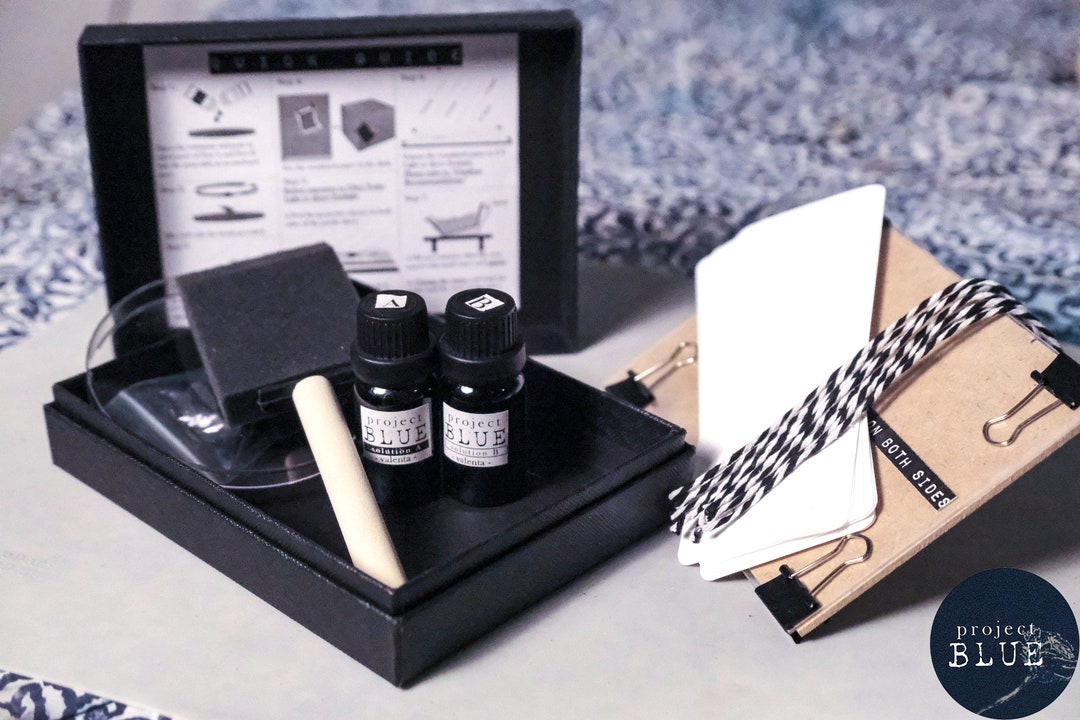 DIY Solar Printing Kit , Cyanotype Craft Kit , Solar Printing Kit , DIY ...