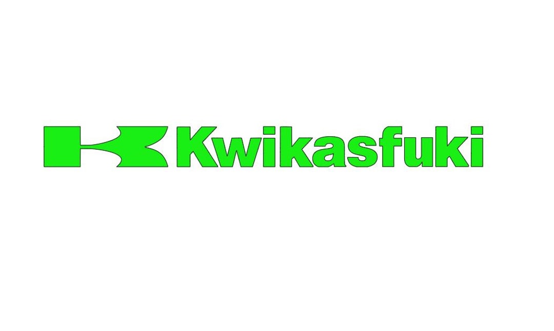 Die Cut Kwikasfuki Logo Decal. Choose Size and Color - Etsy