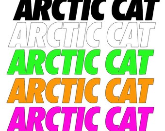Arctic Cat Decal - Etsy