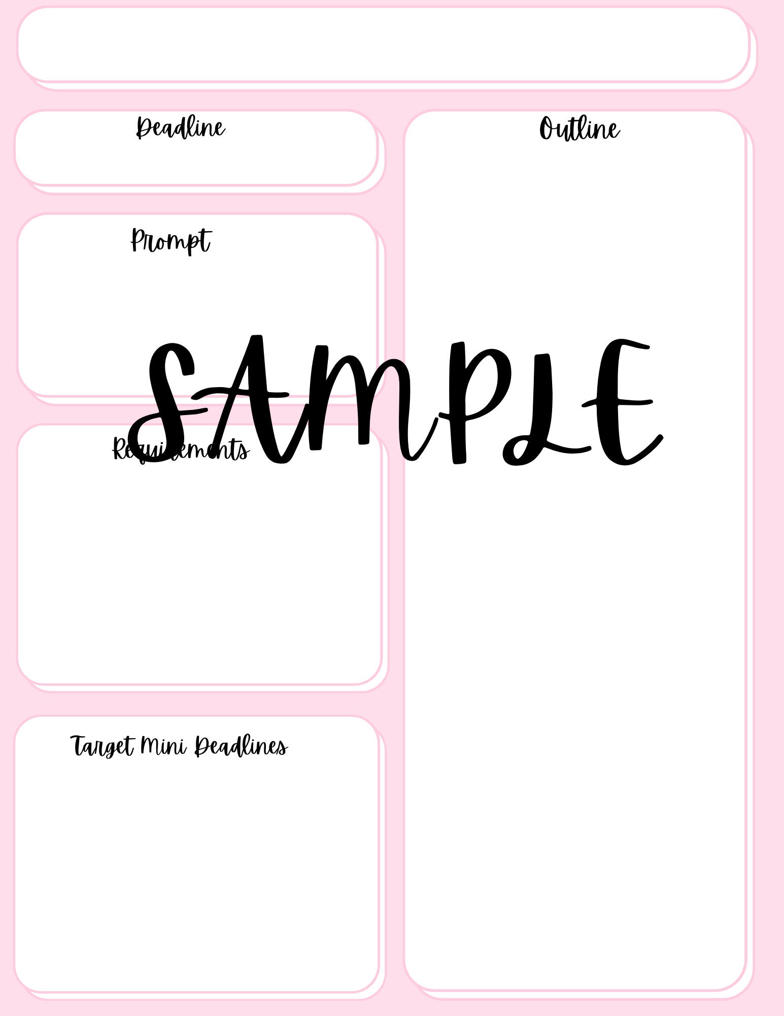 Printable Digital Template Student Notebook Law School Case Briefs ...
