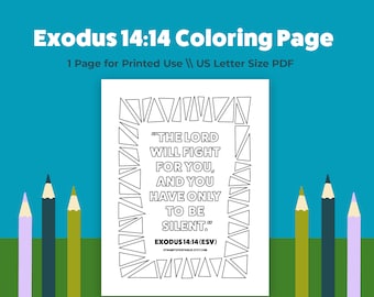 Philippians 4:6-7 Coloring Page Printable Scripture Meditation ESV ...