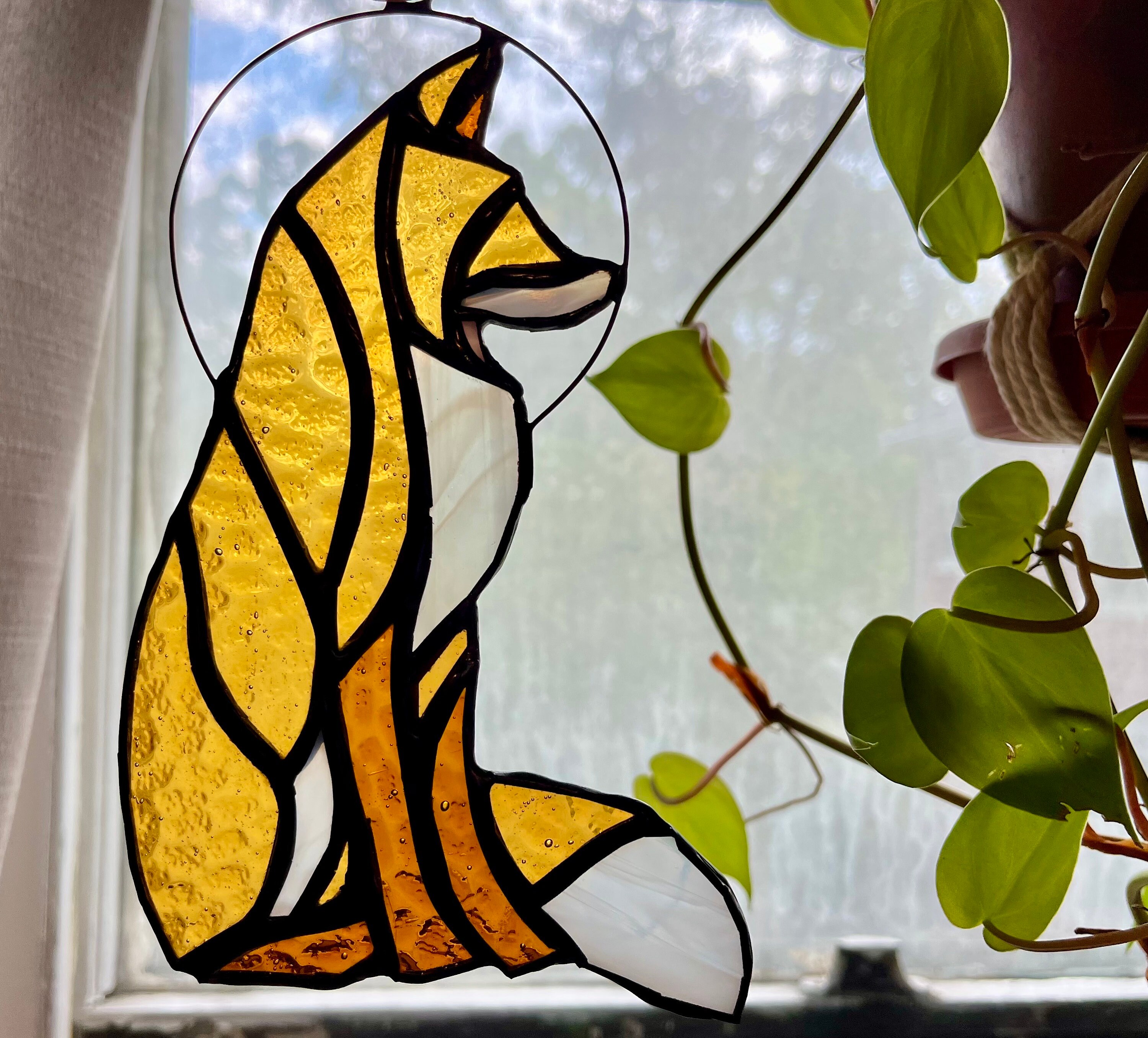 Stained Glass Fox Pattern, Stained Glass Pattern, Foxes, Stained Glass ... Stained Glass Fox Pattern, Stained Glass Pattern, Foxes, Stained Glass ...
