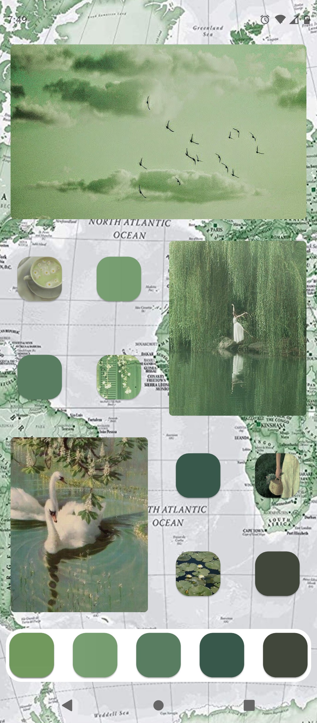 Complete Cottagecore Green Phone Aesthetic - Etsy