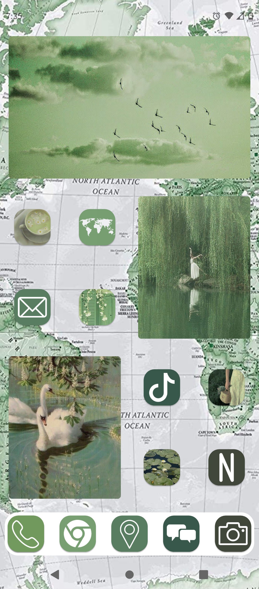 Complete Cottagecore Green Phone Aesthetic - Etsy