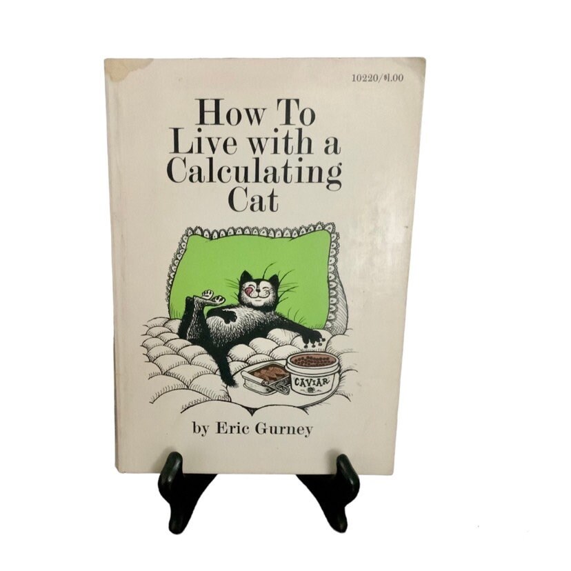 How to Live With a Calculating Cat by Eric Gurney 1962 - Etsy