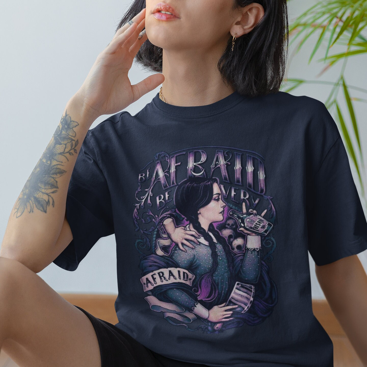 Wednesday Addams shirt | Be afraid be very afraid tee| Addams family ...
