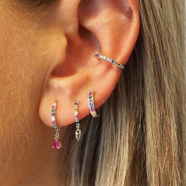 Silver Earrings - Etsy UK