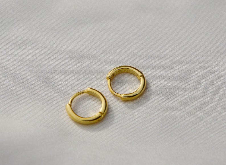 Everyday Gold Earring Stack Sets Uk, Gold Stacking Hoop Earrings Non ...