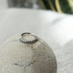 Pierced Earring Set Silver Stacking Earring Set Minimal Ear Stack for ...