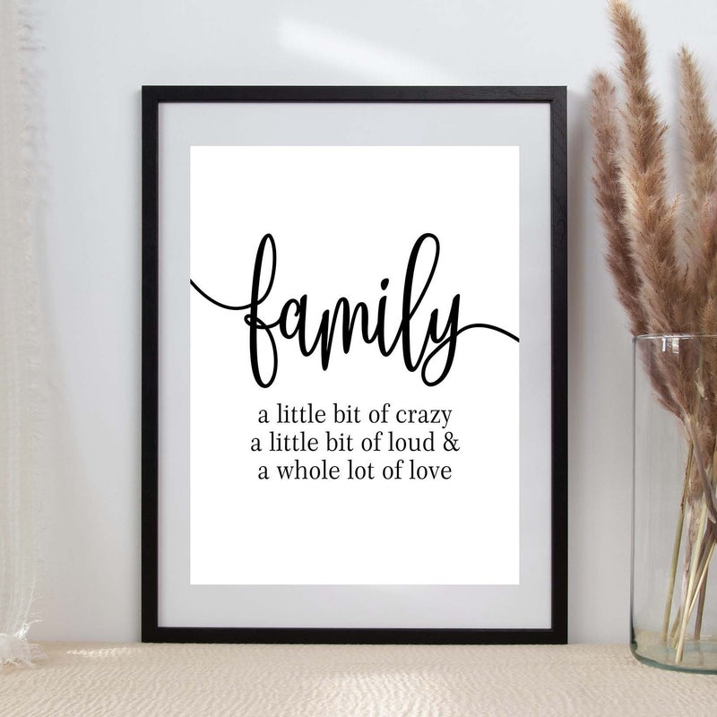 Family Quote - Etsy