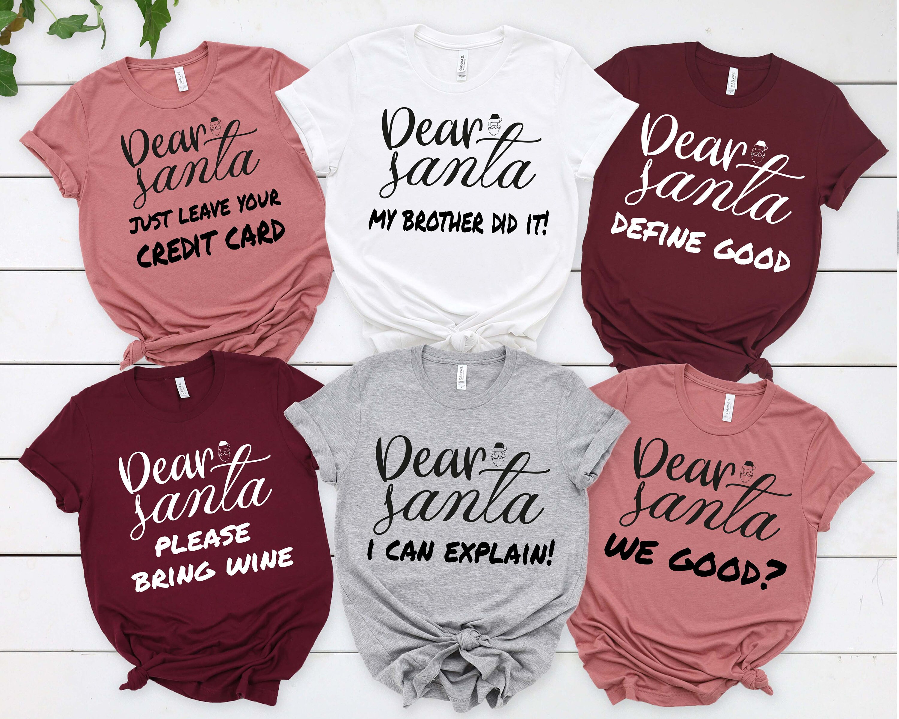 Dear Santa Svg Bundle, Dear Santa SVG, Funny Christmas Shirt Svg, Funny ...