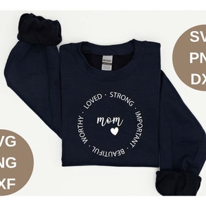 Mom Phrase Collage SVG Mom Shirt Svg Mother's Day Gift - Etsy