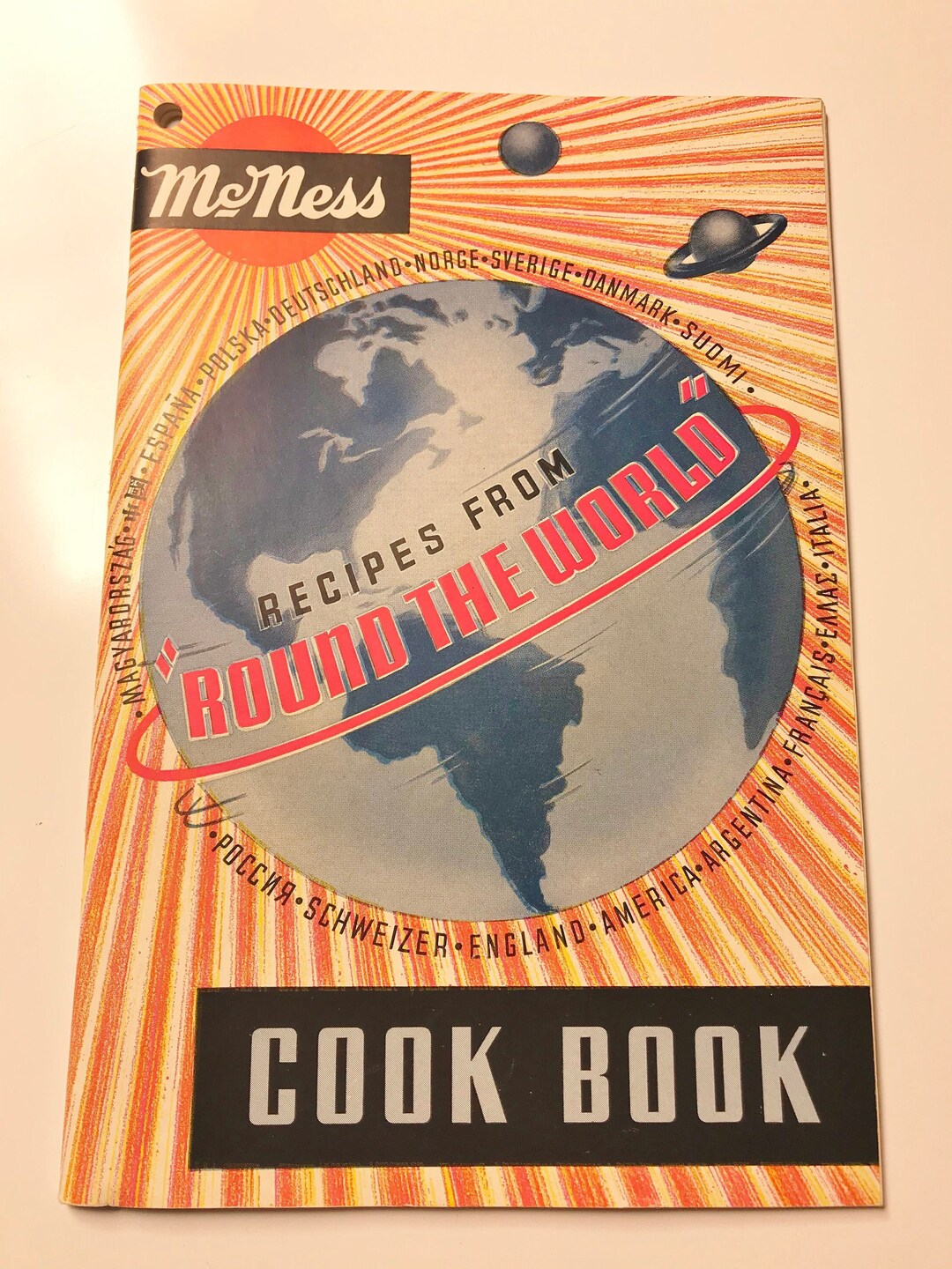 Mcness 1930s Recipes From Round the World Vintage Cookbook Pamphlet - Etsy