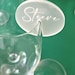Marque verre marque place en plexi sablé avec gravure du - Etsy France