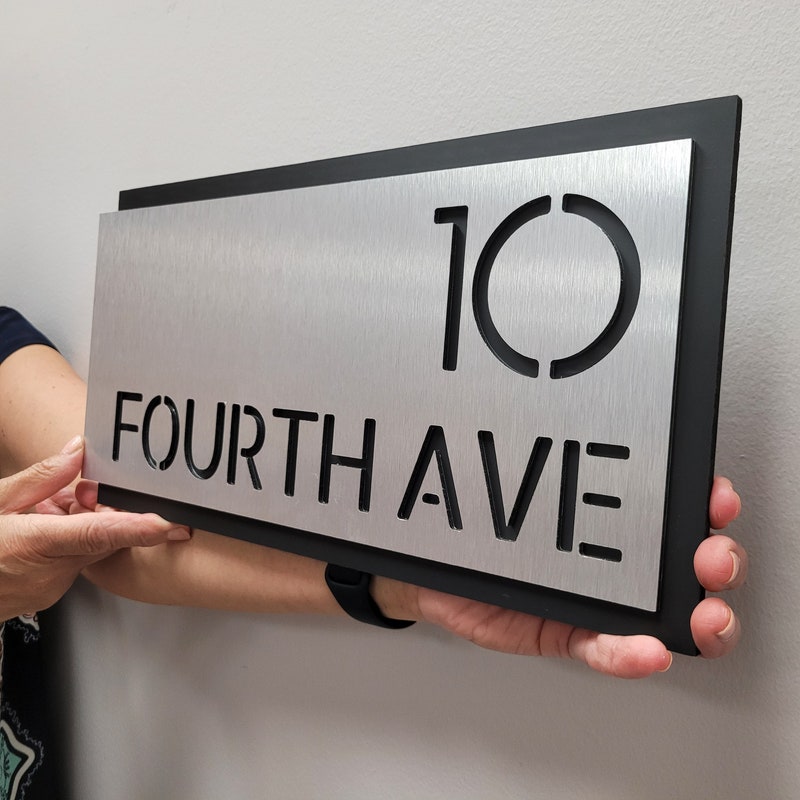 Modern Home Sign - Etsy