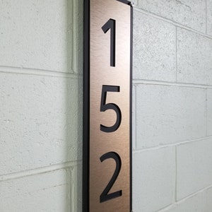 Address Sign| Modern Plaque | Aluminum Sign| Residential Sign |custom ...