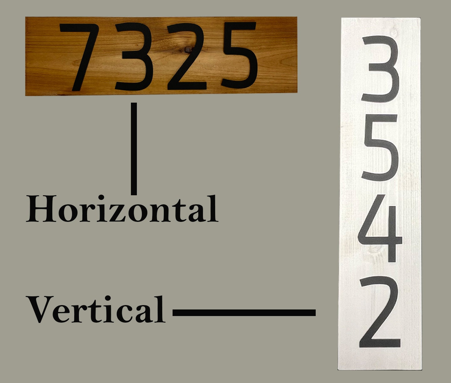 Address Sign Modern Plaque Wooden Sign Wooden Address - Etsy