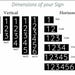 Custom Modern Address Sign - Vertical and Horizontal House Numbers - Etsy