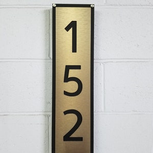 Address Sign| Modern Plaque | Aluminum Sign| Residential Sign |custom ...