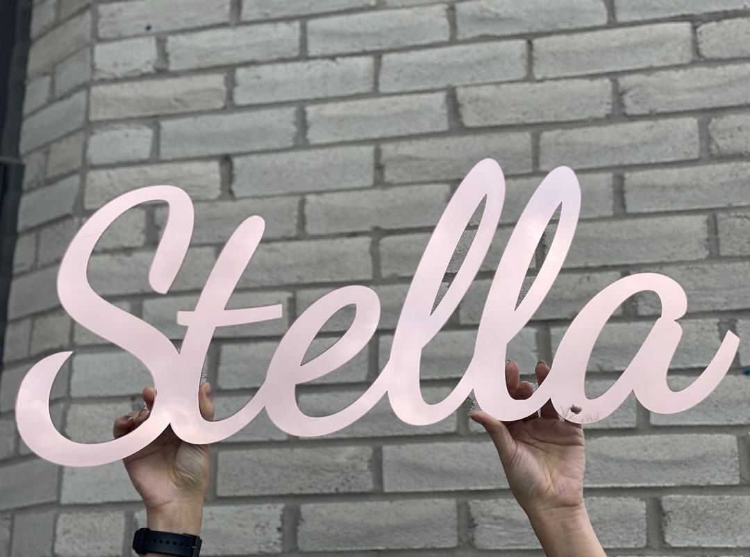 Name Cut Out | Custom Name Sign |nursery Sign |acrylic Name | Custom ...
