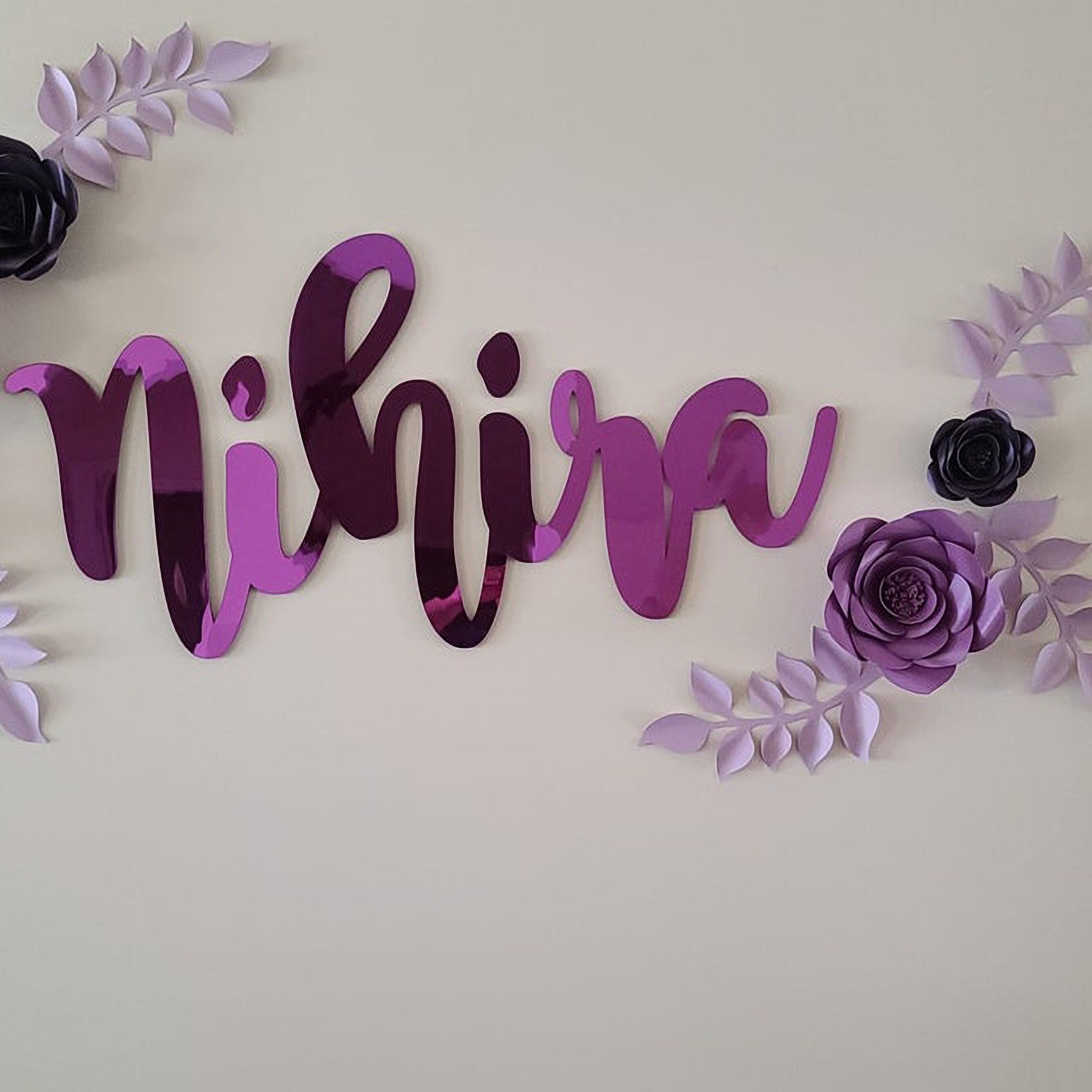 Name Cut Out | Custom Name Sign |nursery Sign |acrylic Name | Custom ...