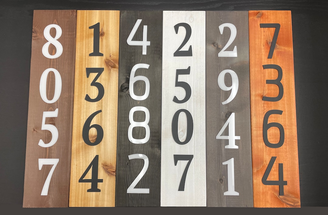 Address Sign, Modern Plaque | Wooden Sign| Wooden Address| Custom ...