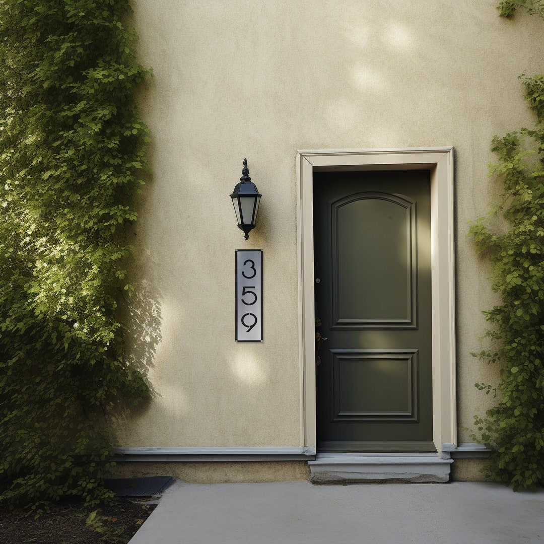 Address Sign. Modern Plaque, Aluminum Sign| Residential Sign |custom ...