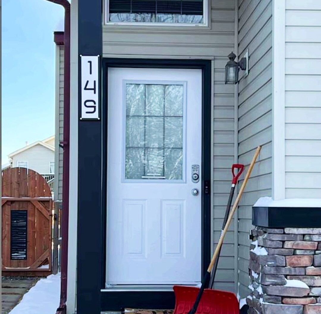 Address Sign, Modern Plaque | Aluminum Sign| Residential Sign |custom ...