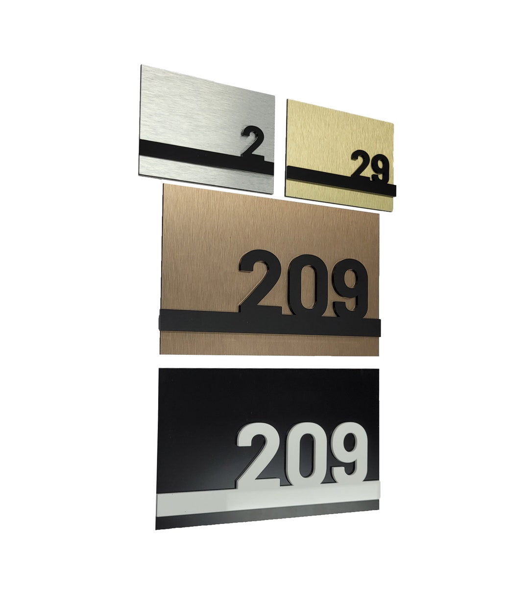 Address Sign House, Vertical Address Sign, Hotel Room Numbers ...