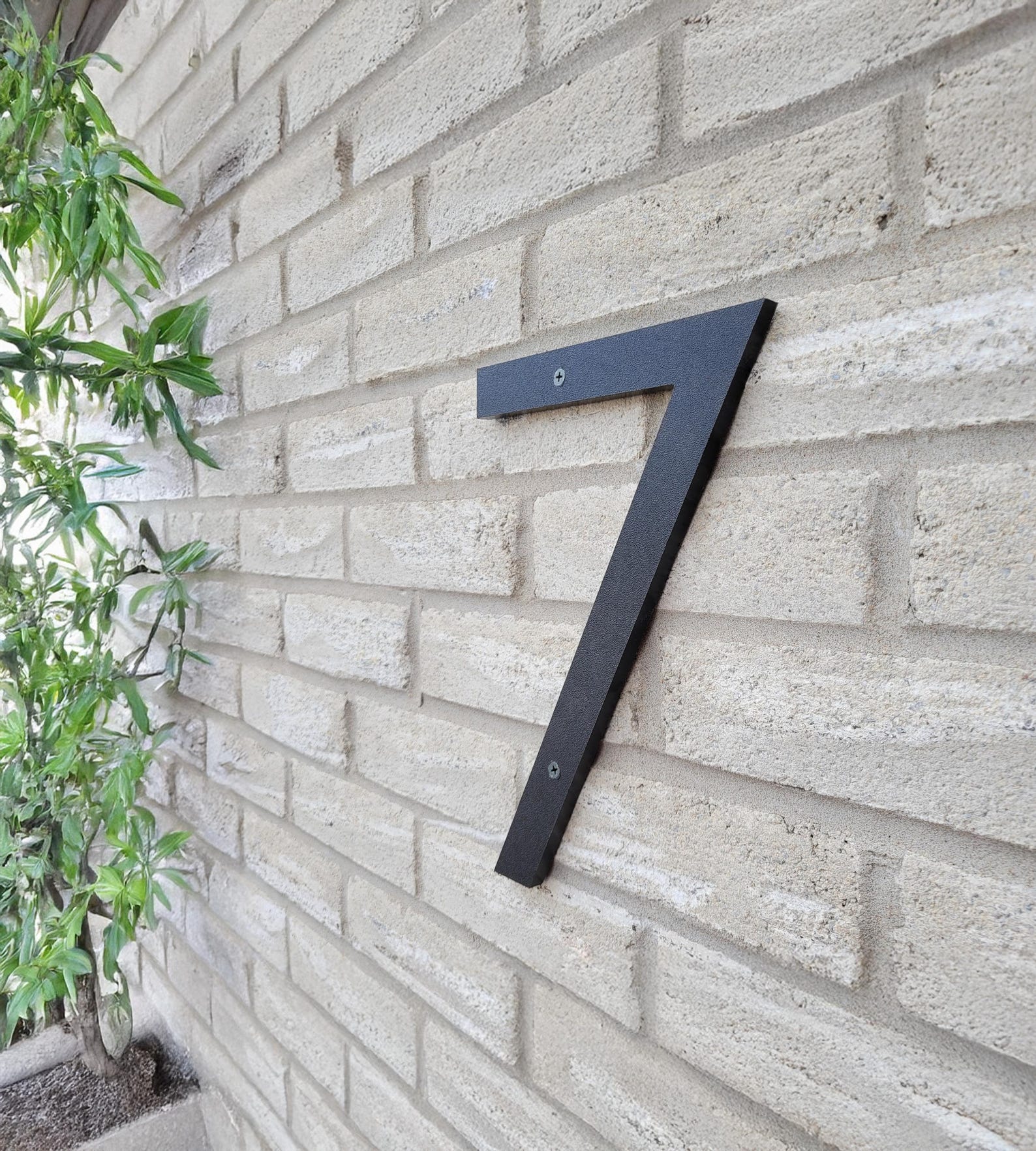 Address Sign, Modern Numbers, Residential Sign |custom Address Sign ...