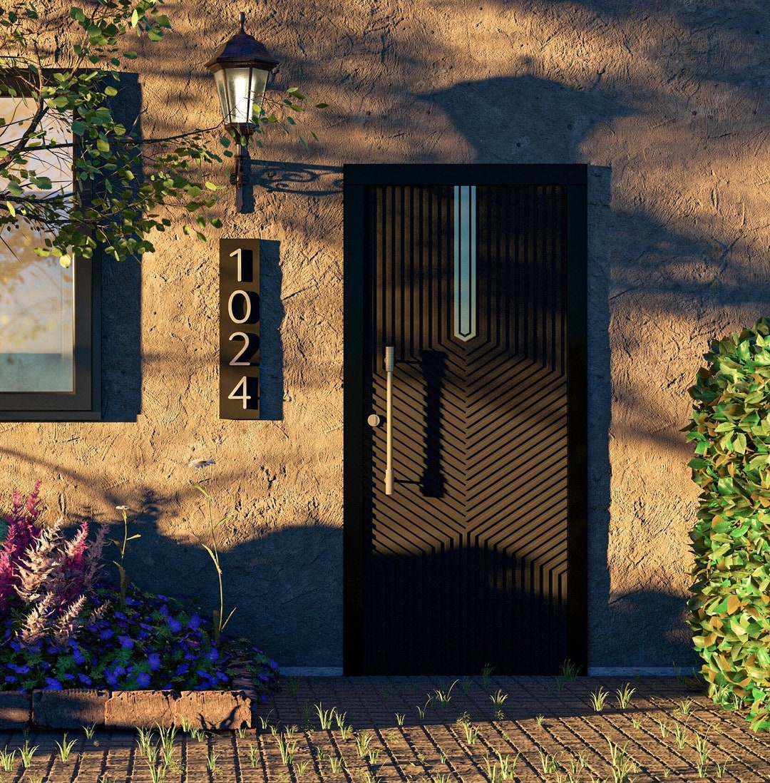 Address Sign, Modern Plaque, Aluminum Sign| Residential Sign |custom ...