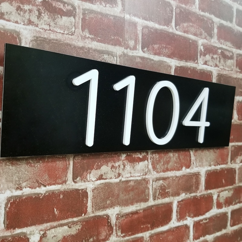 Classic House Number - Etsy