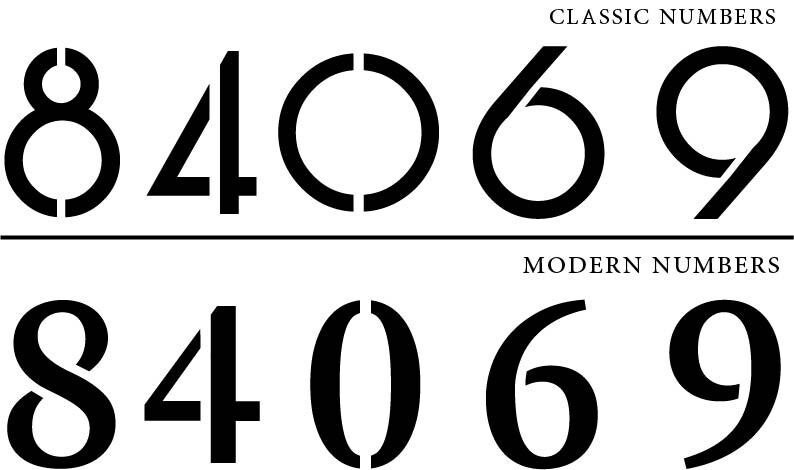 Modern Address Sign Double Layered House Numbers Address - Etsy
